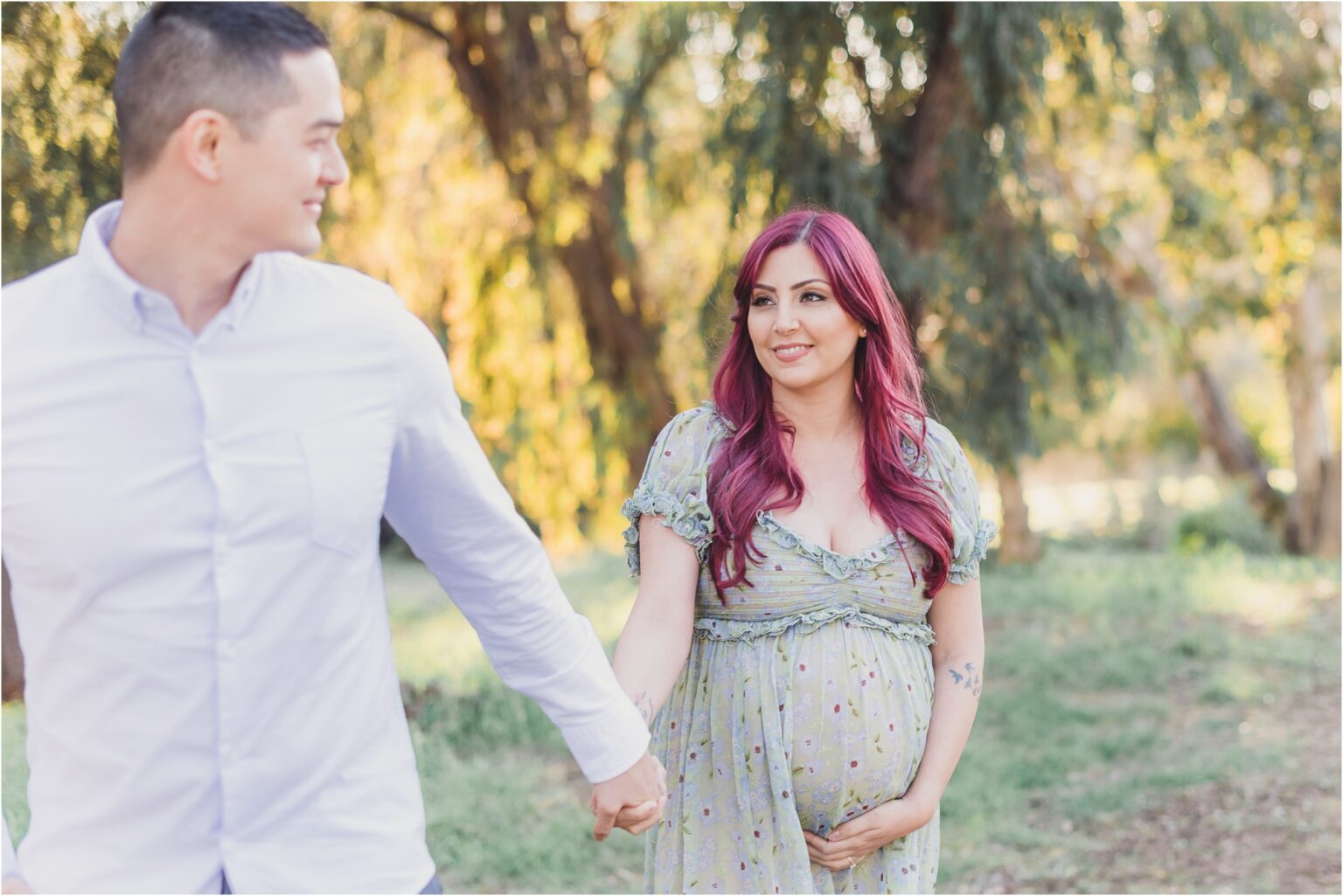 Mermaid inspired maternity shoot // Sun and Sparrow LA